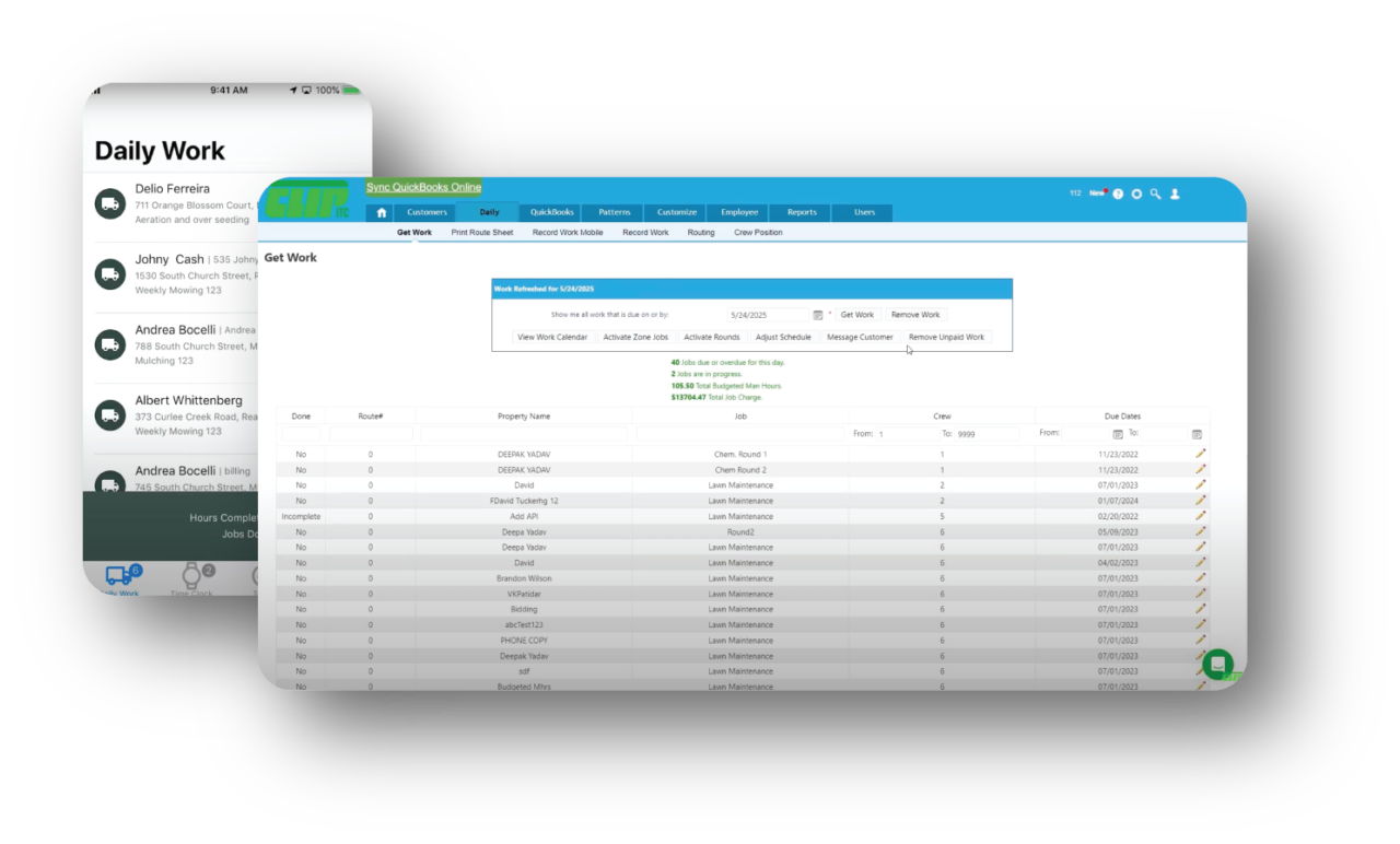 Get Started - CLIP Lawn Maintenance Software
